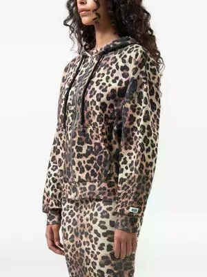 Gcds Leopard-print Hoodie