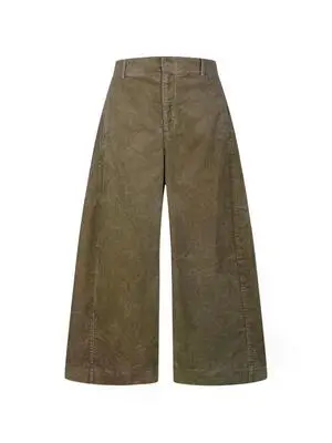 JNBY Corduroy Wide-leg Trousers - Brown