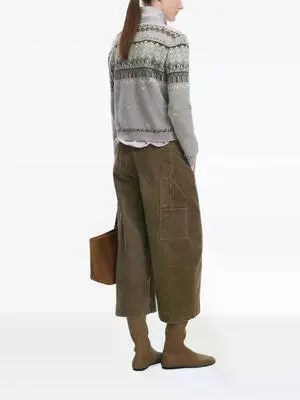 JNBY Corduroy Wide-leg Trousers