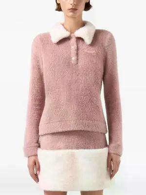 Gcds Faux-fur Polo Shirt
