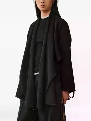 LESS Belted Shawl-collar Jacket