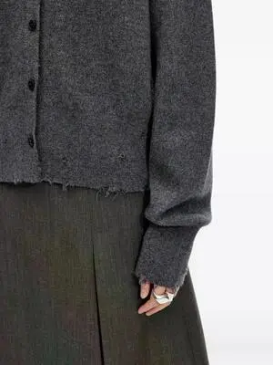 JNBY Distressed Cropped Cardigan