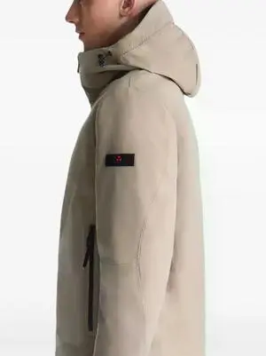 Peuterey Hooded Logo-patch Jacket