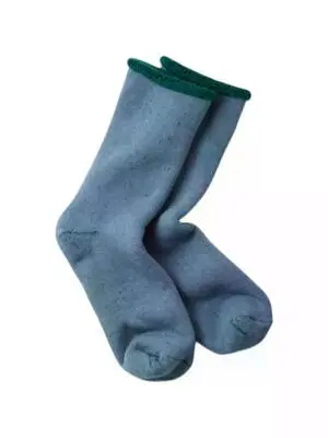 ROTOTO Double Face Socks - Blue