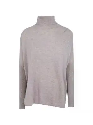 ABSOLUT CASHMERE Clara Roll-neck Drop-shoulder Sweater - Neutrals