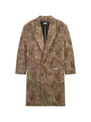 Gcds Giuly Double-breasted Coat - Neutrals