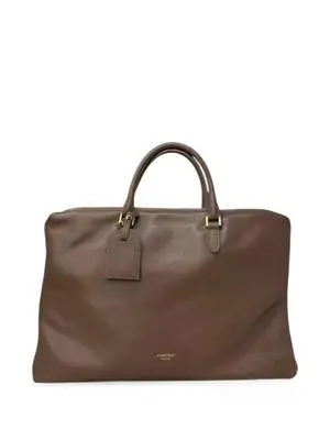 AVENUE 67 Norah Pebbled Leather Tote Bag - Brown