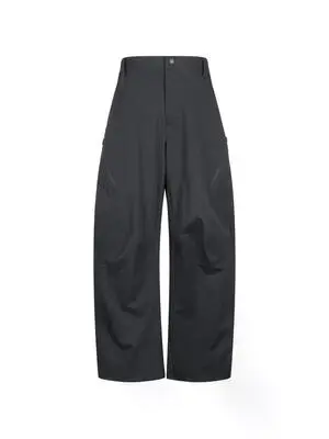 CROQUIS Wide-leg Panelled Trousers - Black
