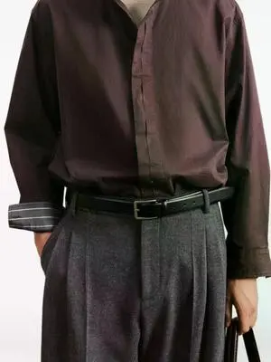 CROQUIS Pleat-detail Trousers - Grey