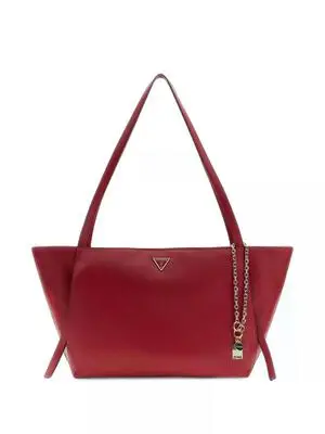 Guess Devon Logo-plaque Tote Bag - Red