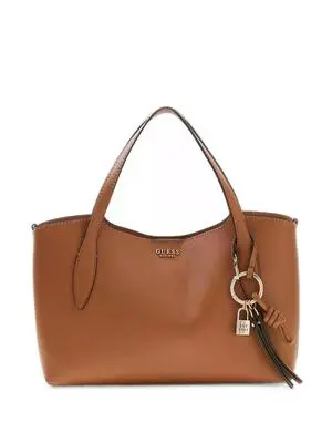 Guess Melody Grained Tote Bag - Brown