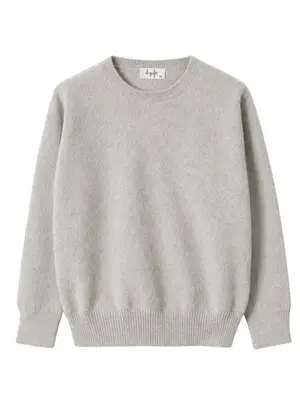 IL GUFO Round Neck Sweater Gray