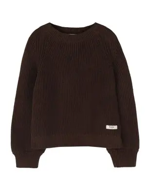 BAJE STUDIO Sweater Organic Cotton "lowell - Brown