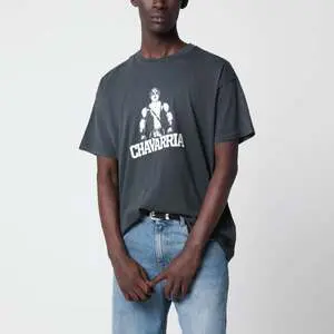 WILLY CHAVARRIA Leather Daddy Easy Cotton T-shirt - Black