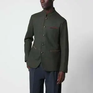 SCHNEIDERS Otto Loden Jacket In Virgin Wool - Green