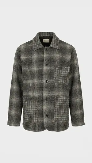 NICHOLAS DALEY Rebel Chore Shacket - Grey