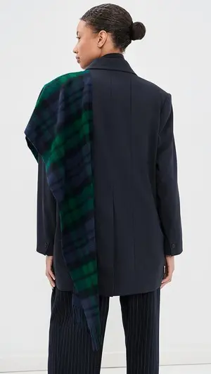 FRENKEN Crushed Scarf Blazer