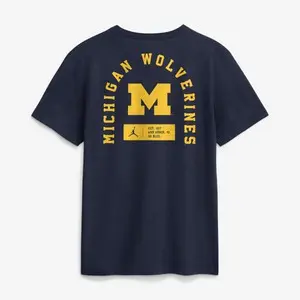 JORDAN BRAND Michigan Wolverines Primetime Crew T-shirt