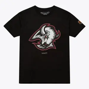 Mitchell & Ness Buffalo Sabres Core Vintage Logo T-shirt - Black