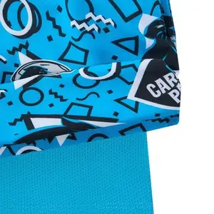 CHUBBIES Carolina Panthers Game Day Fit Classic Lined Swim Trunks - Blue
