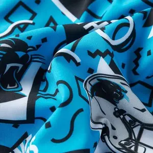 CHUBBIES Carolina Panthers Game Day Fit Classic Lined Swim Trunks - Blue