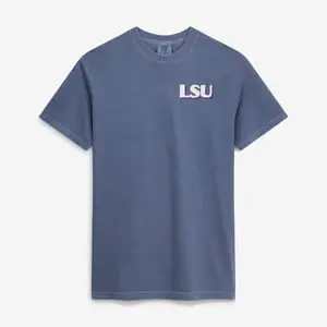 IMAGE ONE Lsu Tigers Comfort Colors Team Statue T-shirt