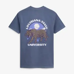 IMAGE ONE Lsu Tigers Comfort Colors Team Statue T-shirt