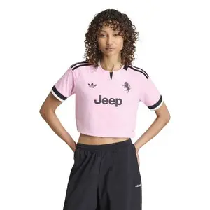 Adidas Juventus 2026/27 Away Cropped Replica Jersey - Pink