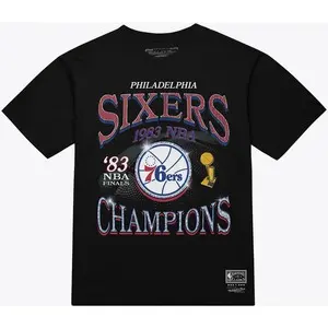 Mitchell & Ness Philadelphia 76ers Champions Era T-shirt - Black