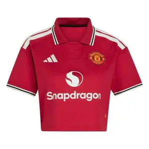 Adidas Manchester United 2026/27 Home Cropped Replica Jersey - Red