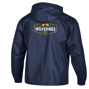 Champion Michigan Wolverines Delay Packable Half-zip Jacket