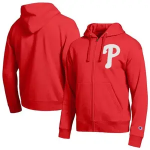 Champion Philadelphia Phillies All-star Full-zip Hoodie - Red