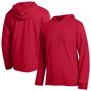 Champion Louisville Cardinals Tonal All-star Long Sleeve Hooded T-shirt - Red