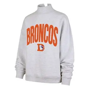 '47 Denver Broncos Subtle Muse Mock Neck Sweatshirt