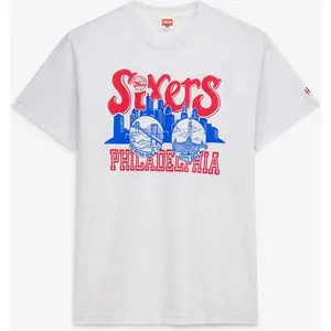 HOMAGE Philadelphia 76ers Skyline T-shirt - Ash
