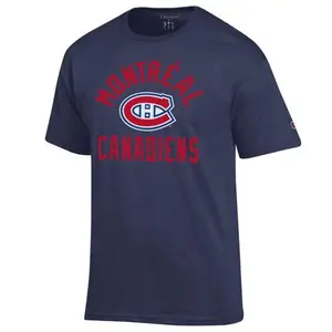 Champion Montreal Canadiens Primary Logo Jersey T-shirt - Navy