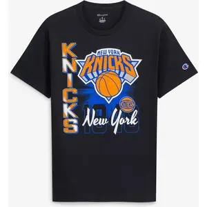 Champion New York Knicks Vertical Jersey T-shirt - Black