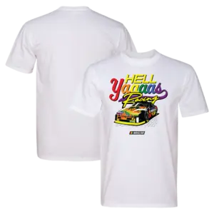 CLASSIC INK Nascar Hell Yaaaas Racing Pride T-shirt - White