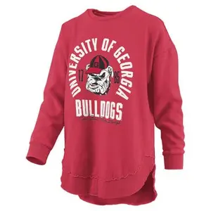 PRESSBOX Georgia Bulldogs Blitz Crewneck Sweatshirt