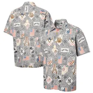 Reyn Spooner New York Yankees Americana Button-up Shirt - Navy