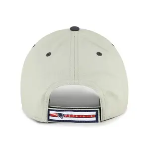 '47 Black New England Patriots Half Block Text Mvp Adjustable Hat