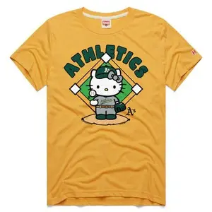 HOMAGE Athletics Hello Kitty Tri-blend T-shirt - Gold