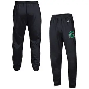 Champion Michigan State Spartans Powerblend Banded Fleece Sweatpants - Black