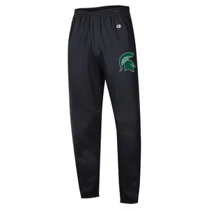 Champion Michigan State Spartans Powerblend Banded Fleece Sweatpants - Black