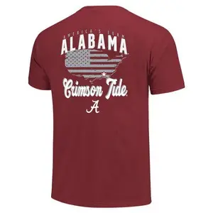 IMAGE ONE Alabama Tide America's Team T-shirt - Crimson