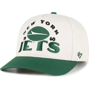 '47 New York Jets Arcitext Hitch Adjustable Hat - Natural