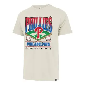 '47 Philadelphia Phillies Straight Shot Two Franklin T-shirt - Tan