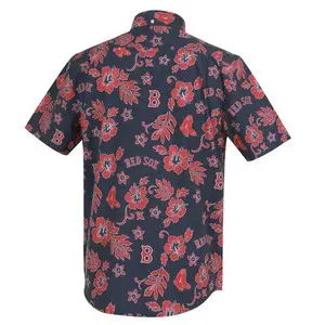 Reyn Spooner Boston Red Sox Cooperstown Kekai Performance Button-down Tri-blend Top