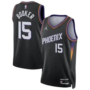 JORDAN BRAND Devin Booker Phoenix Suns Swingman Jerseystatement Edition - Black