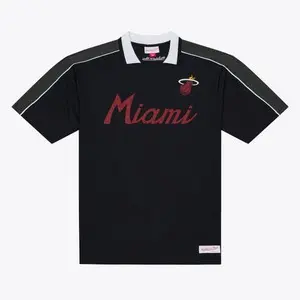 Mitchell & Ness Miami Heat Polo Jersey
